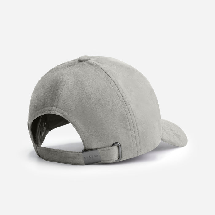 GRAY. SUEDE CAP