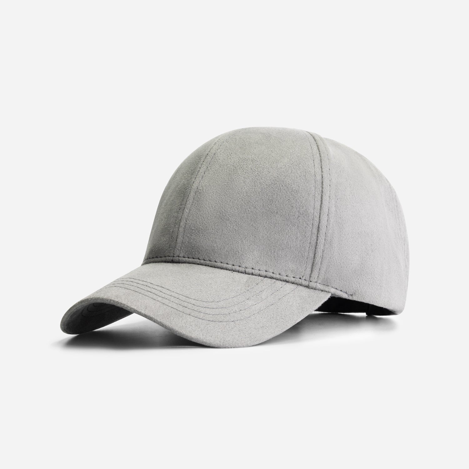 GRAY. SUEDE CAP