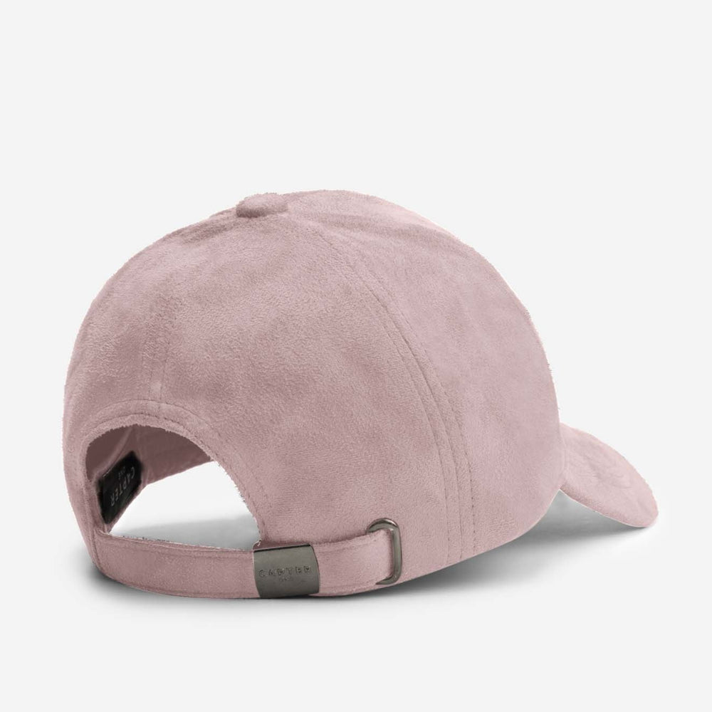 SALMON. SUEDE CAP