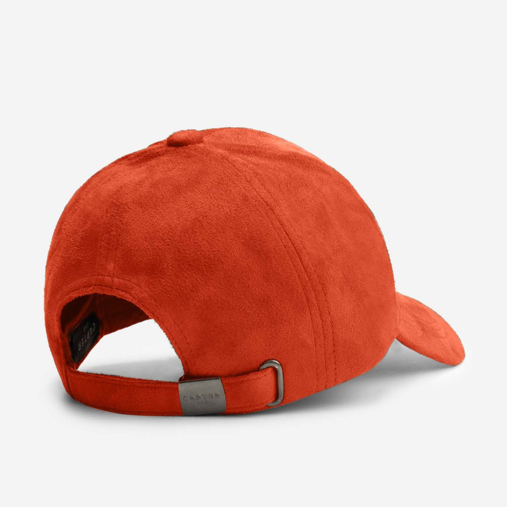 ORANGE. SUEDE CAP